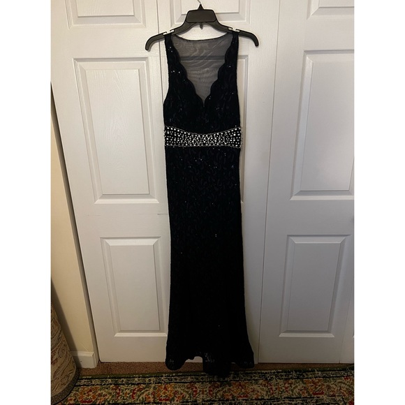 My Michelle | Dresses | Blue Lace My Michelle Gown | Poshmark